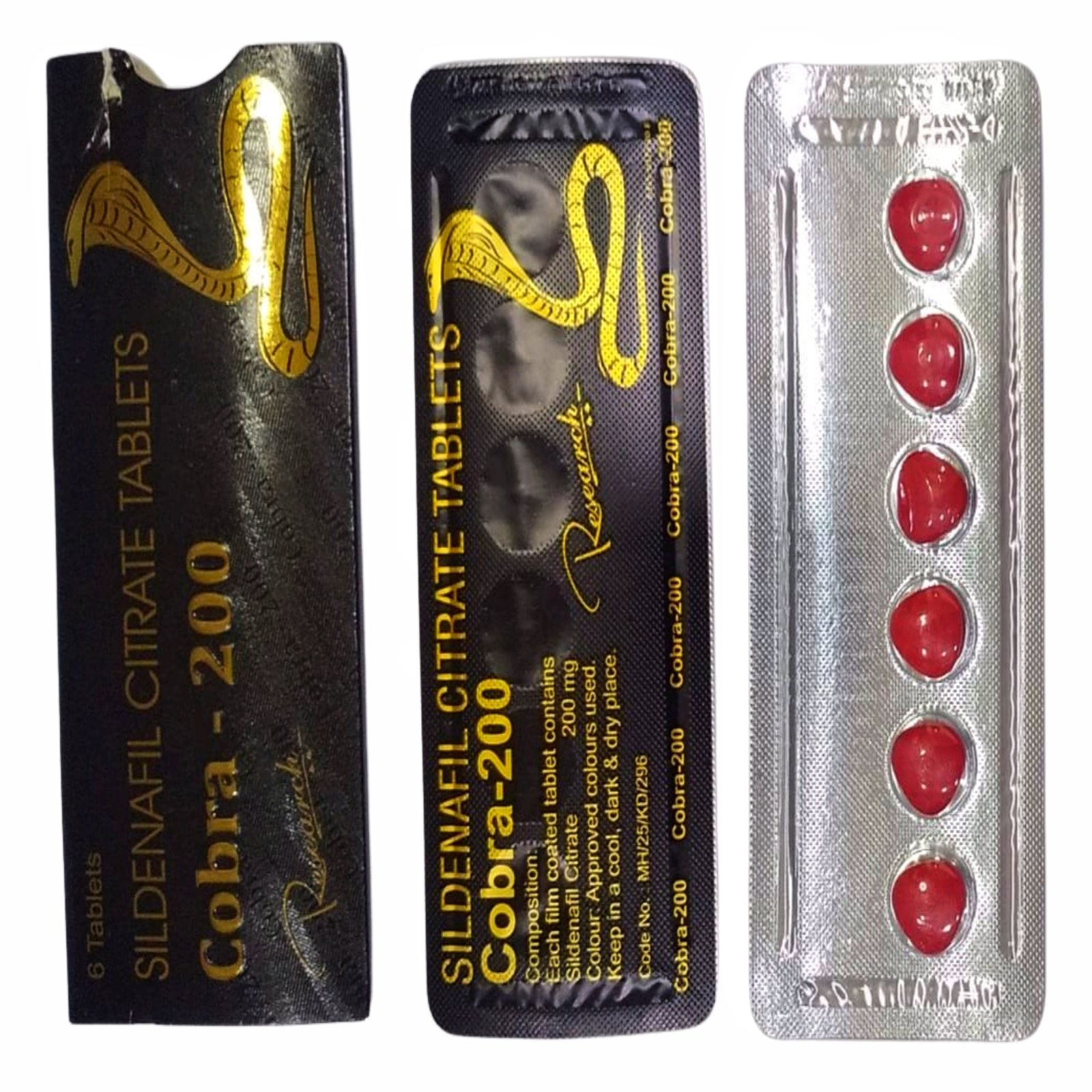 Black Cobra Tablets 200mg – PowersMan